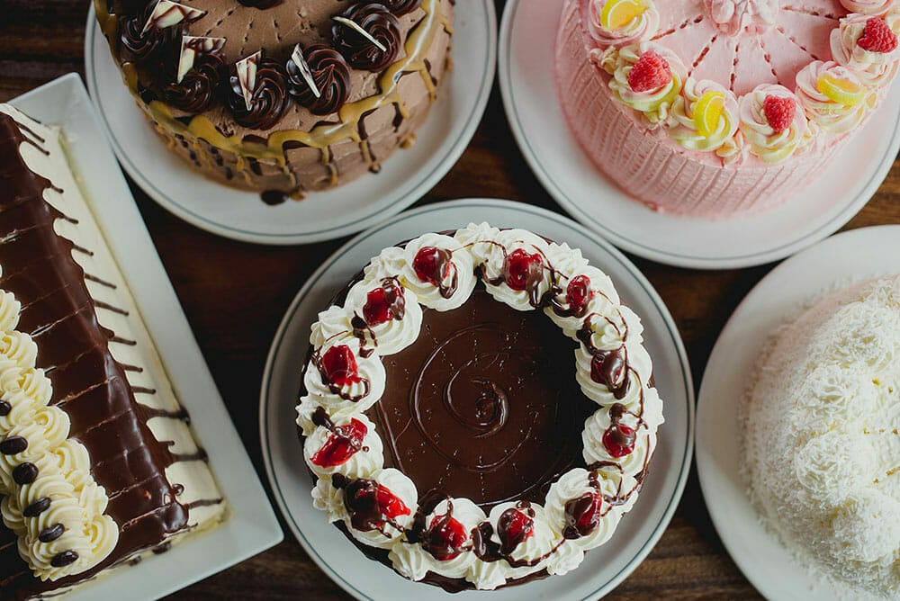 Gallery of Afterthought Cakes in our Abbotsford Desert Restaurant